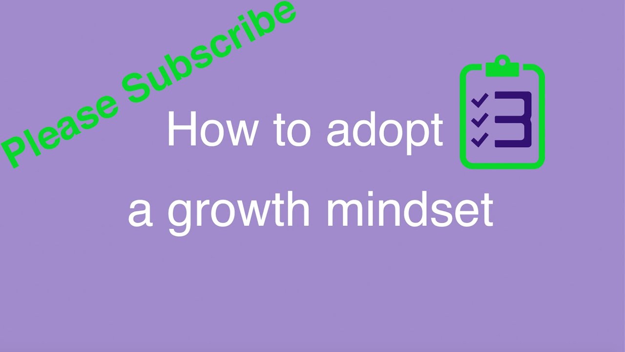 3 Things to Do with Dr. Heidi Grant: Adopting a Growth Mindset - YouTube