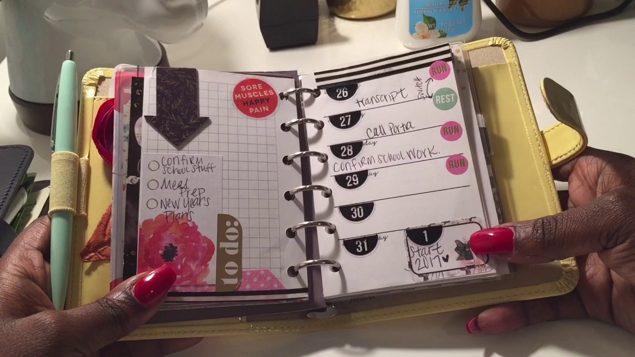 Pocket Filofax Size Comparison and Flip Through - YouTube