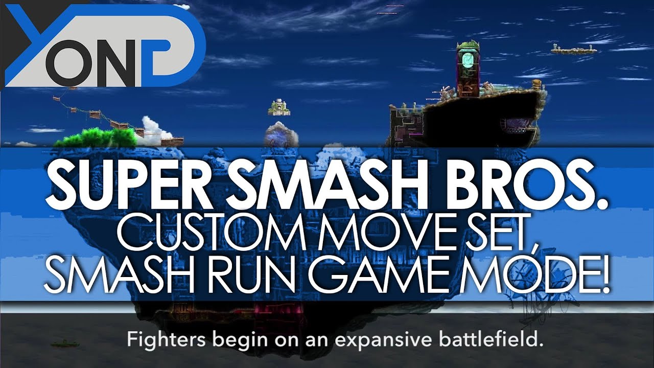 Super Smash Bros. Wii U/3DS - Custom Move Set, Smash Run Game Mode ...