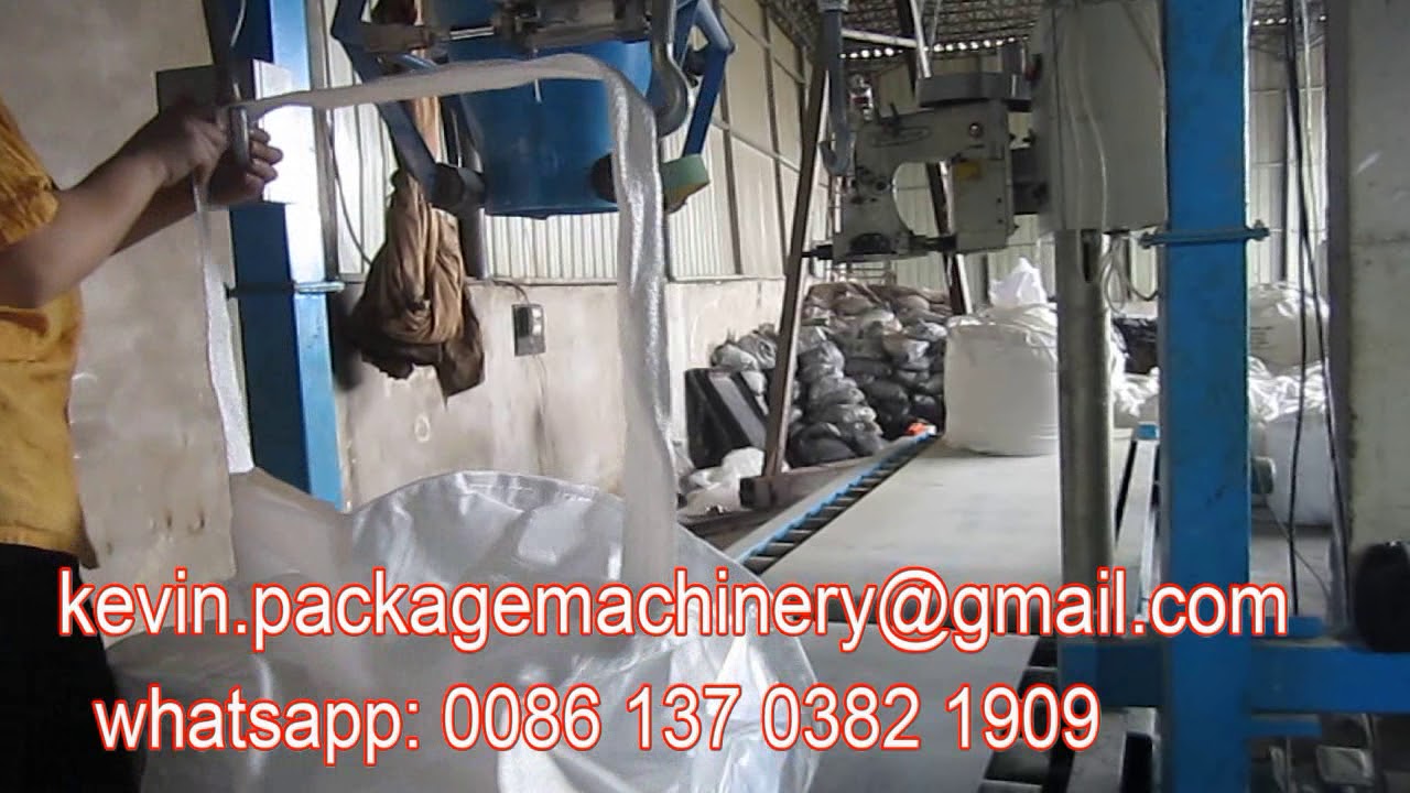 1000 kg jumbo bag packing machines filling machines - YouTube