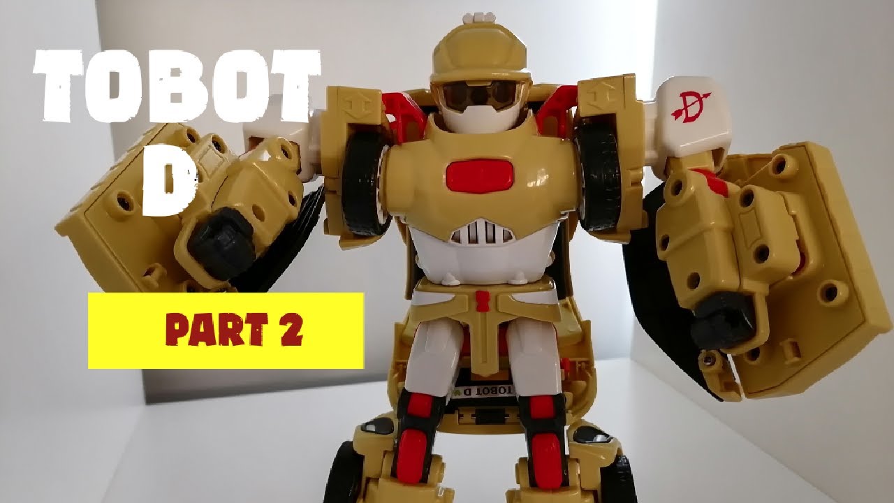 Tobot D Transformation Part 2! - YouTube