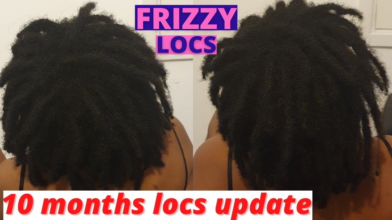 10 Months locs update/FRIZZ THE ENEMY OF LOCS?/let's talk frizz - YouTube