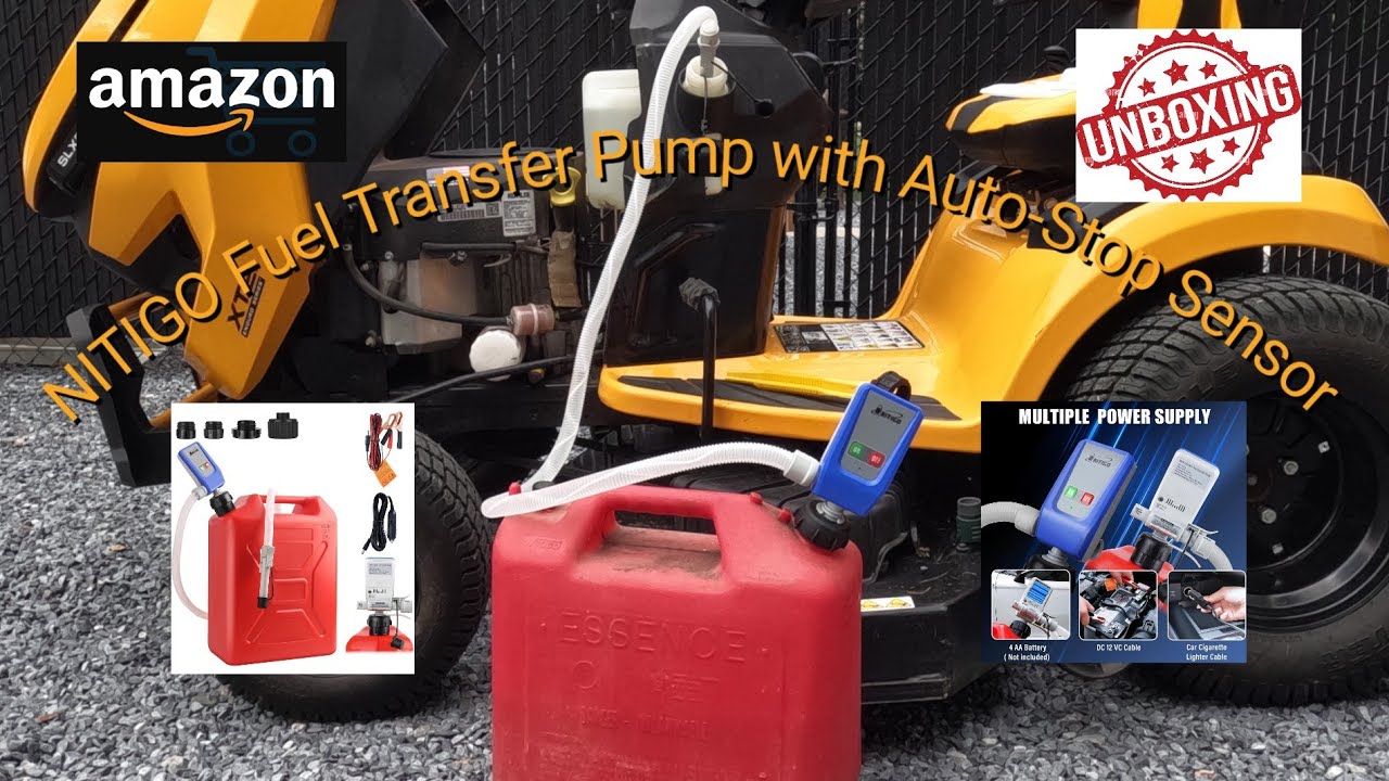 NITIGO Fuel Transfer Pump with Auto-Stop Sensor Unboxing And ...