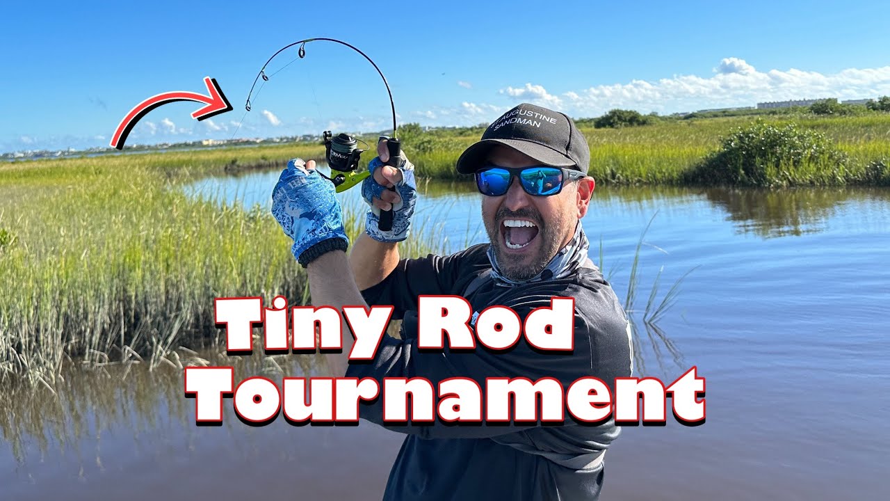 Big FISH tiny ROD tournament vs Skinny Water Lures guys - YouTube