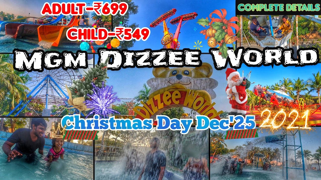MGM Dizzee World Amusement Park Latest Update || Theme Park in Chennai ...