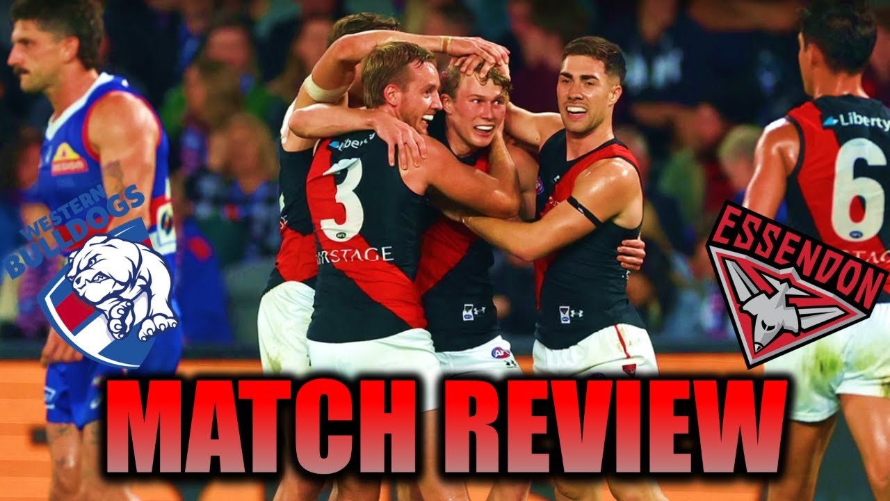 Round Five Match Review! (Bulldogs v Essendon) - YouTube