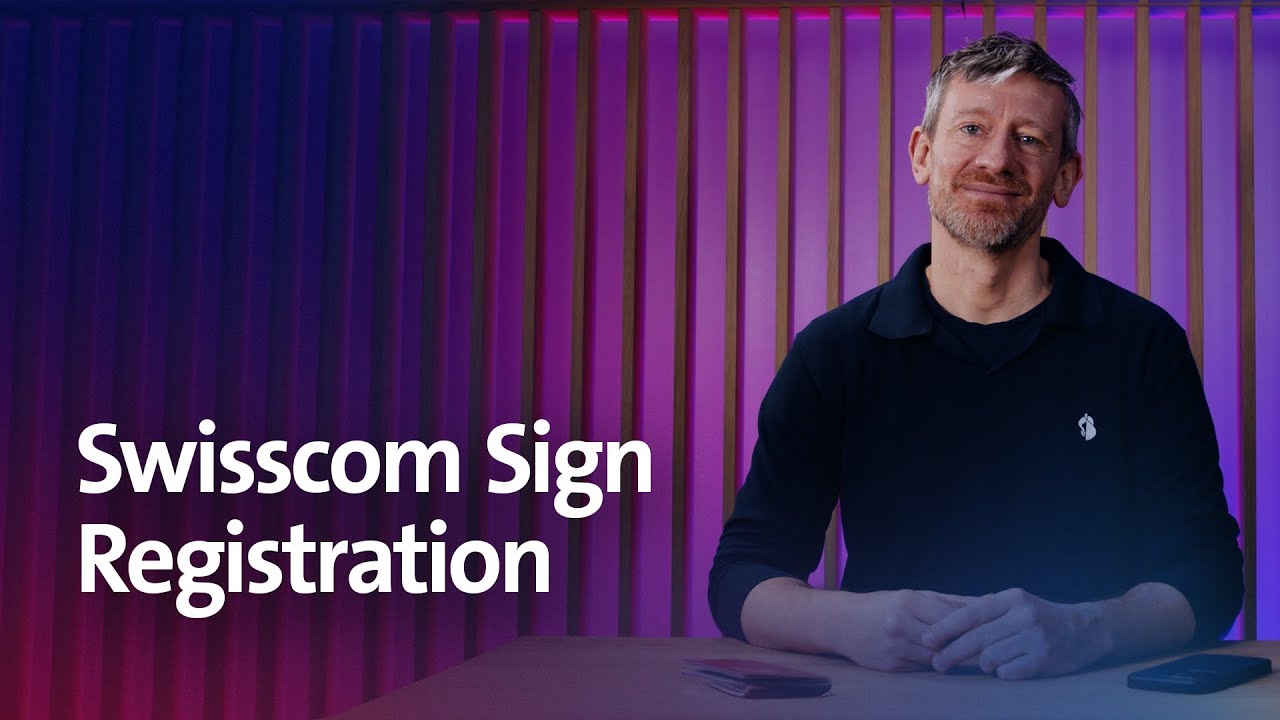 Swisscom Sign Registrierung - Swisscom Help - YouTube