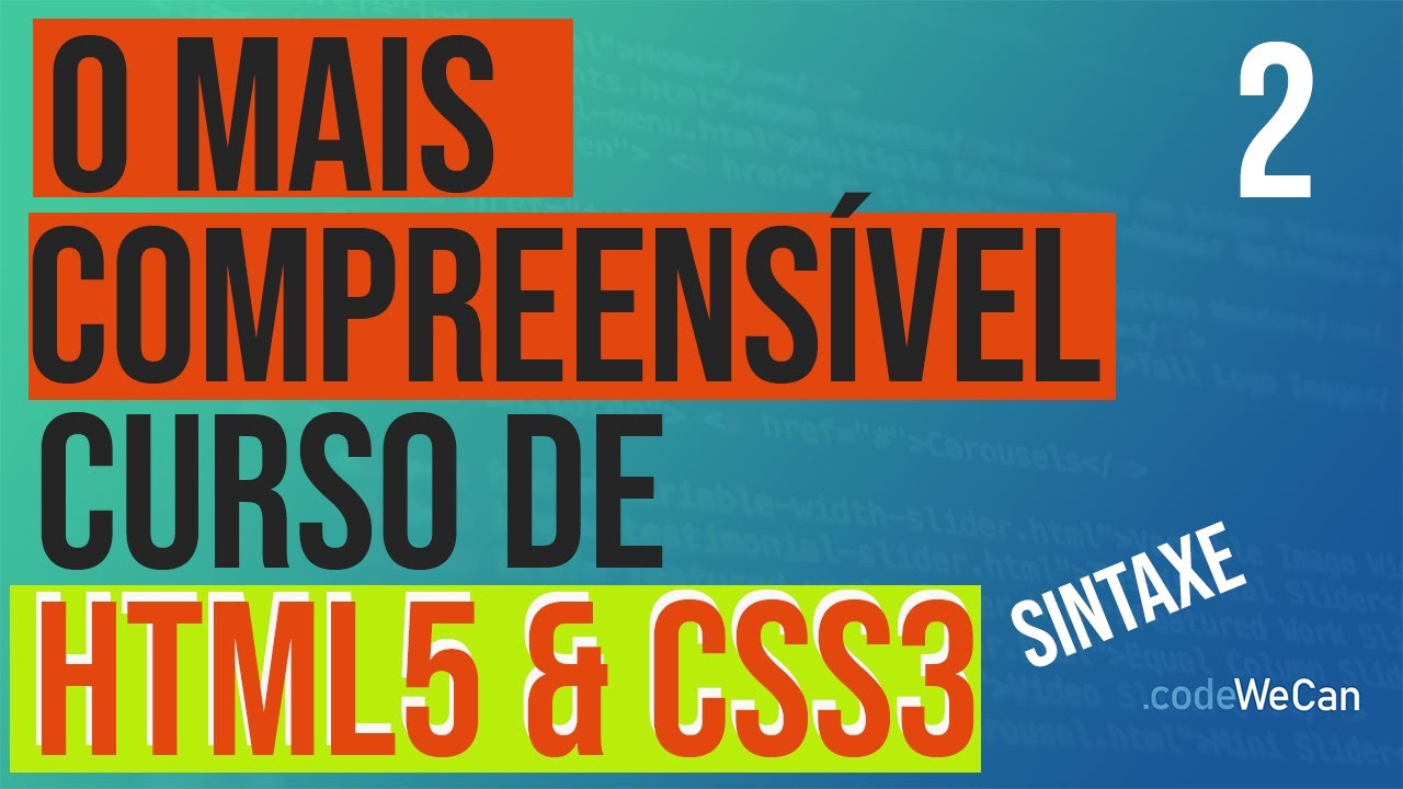 O que é HTML ? - Aprenda agora a sintaxe básica - YouTube