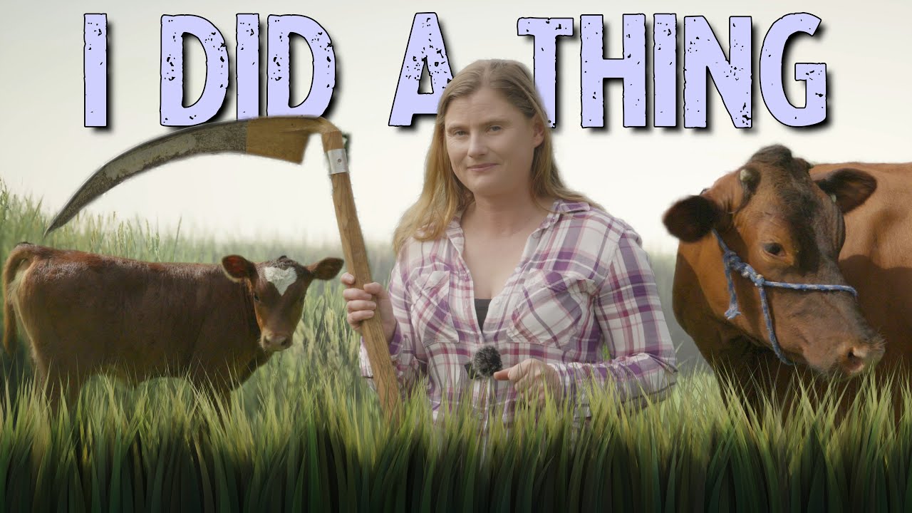 How To Use a Scythe Instead Of The Mower - YouTube
