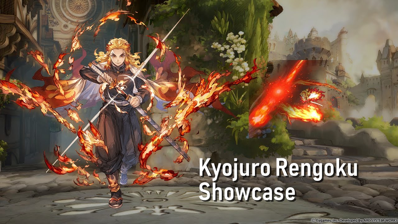 Kyojuro Rengoku GBF Animation Showcase - YouTube