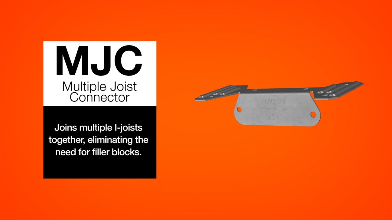 MJC Multiple Joist Connector - YouTube