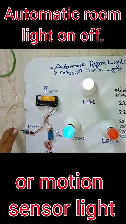 "Revolutionizing Home Lighting: Automatic Room Lights On/Off with ...