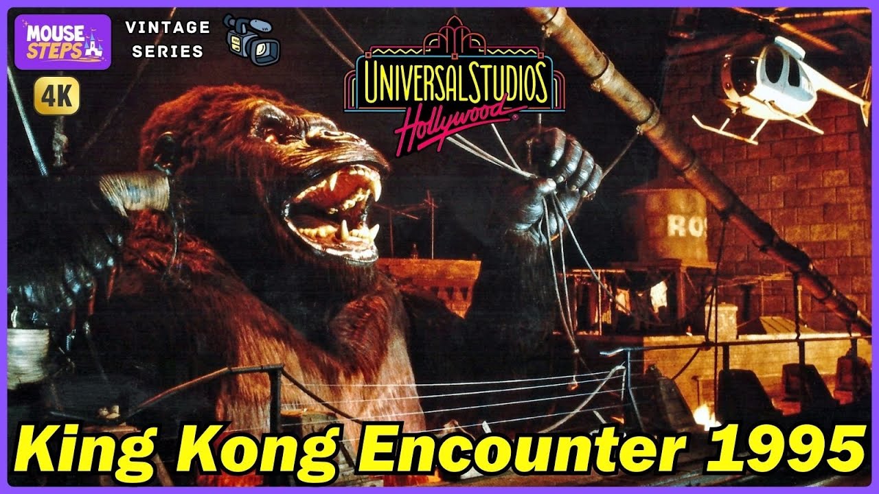 King Kong Encounter at Universal Studios Hollywood 1995 - Studio Tram ...