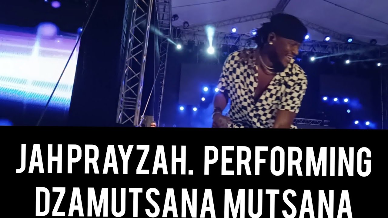 JAH PRAYZAH Performing DZAMUTSANA MUTSANA @ FREEMAN Trophy Album launch ...