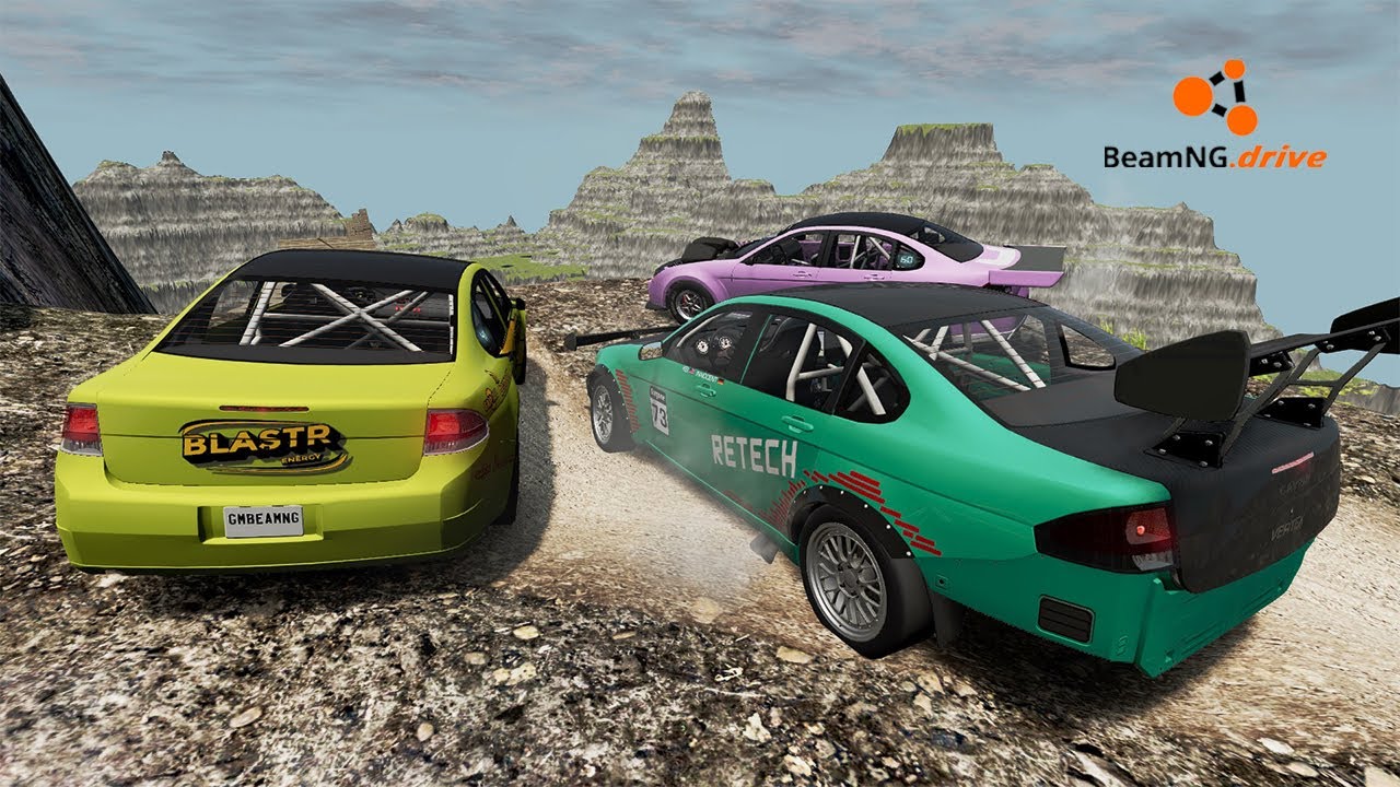 Cars Vs Leap Of Death #107 | BeamNg Drive | GM BeamNg - YouTube