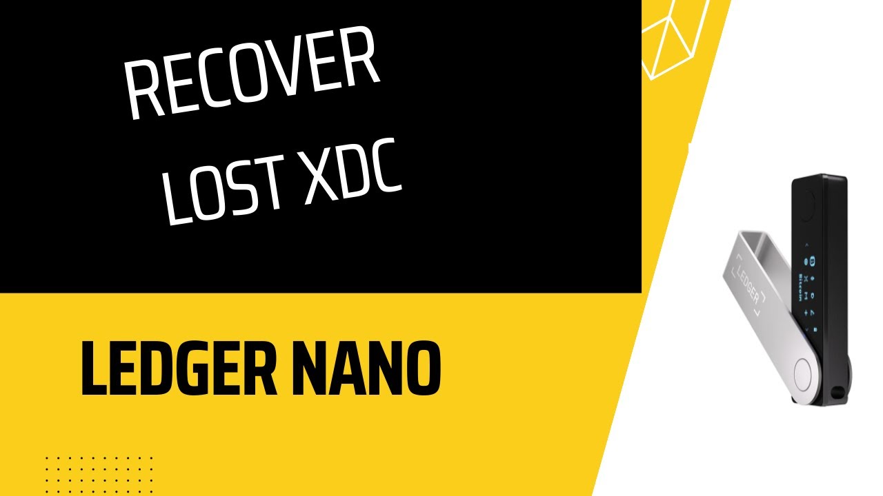 How to access XDC wallet on your Ledger Nano #crypto #ledger #xdc ...