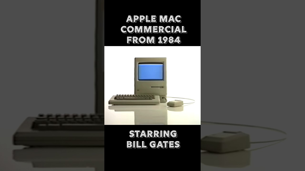 1984 Apple Macintosh Commercial with Bill Gates #Apple #mac #tech - YouTube