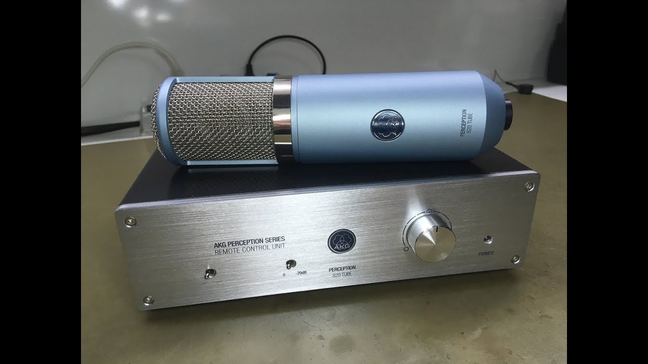 Transformador Akg Perception 820 Tube e Solid Tube - YouTube