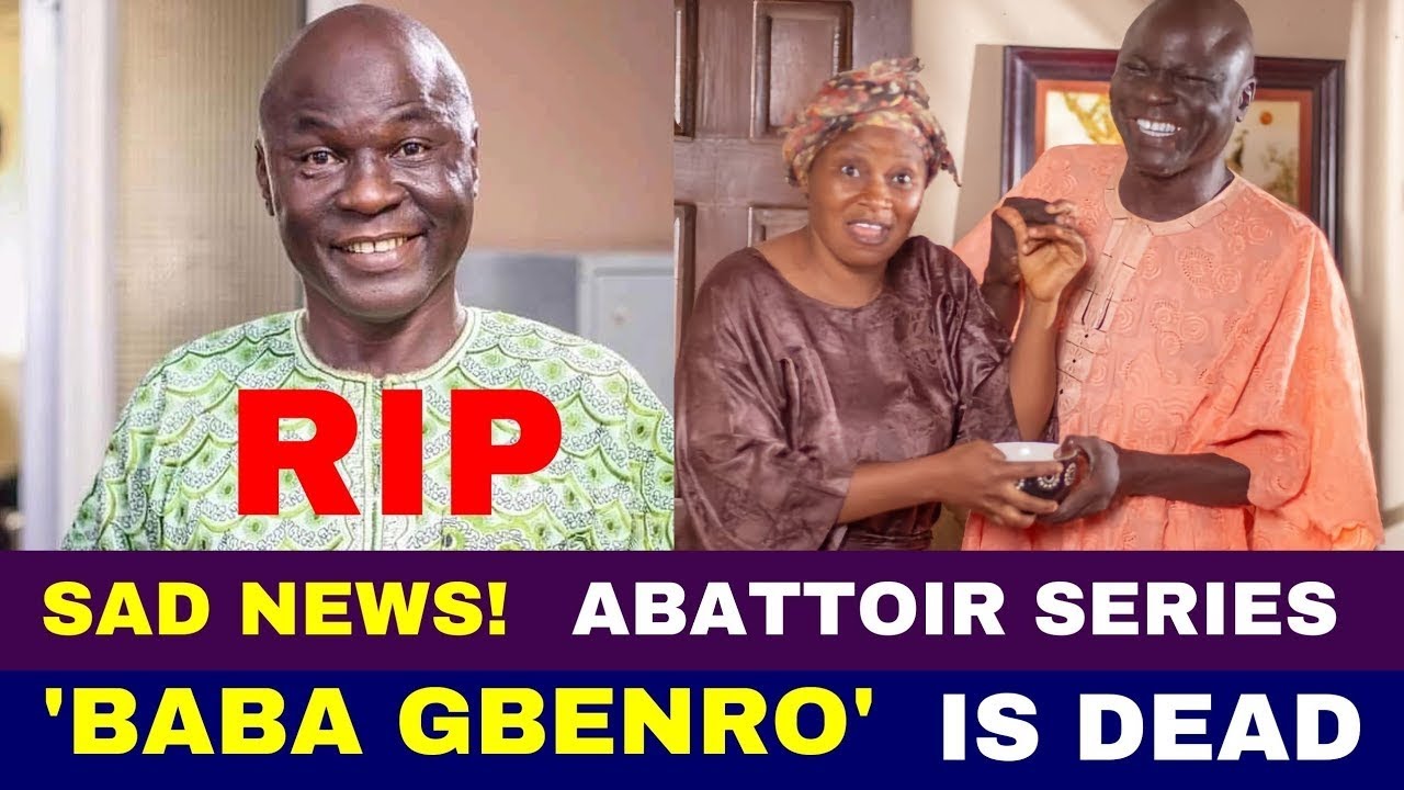 NIGERIAN ACTOR,MOSES KOREDE ARE 'BABA GBENRO IS DEAD - YouTube