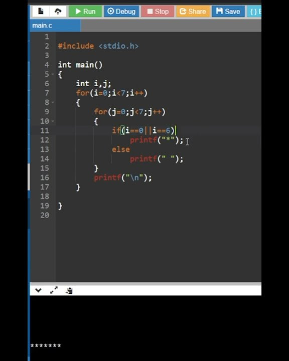 9 Programming For Beginners C Language Pattern Printing💫 