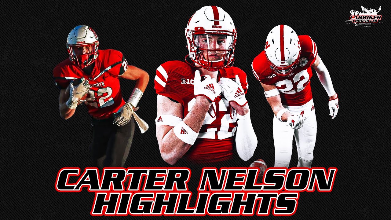 Nebraska Commit Carter Nelson Highlight Reel - YouTube