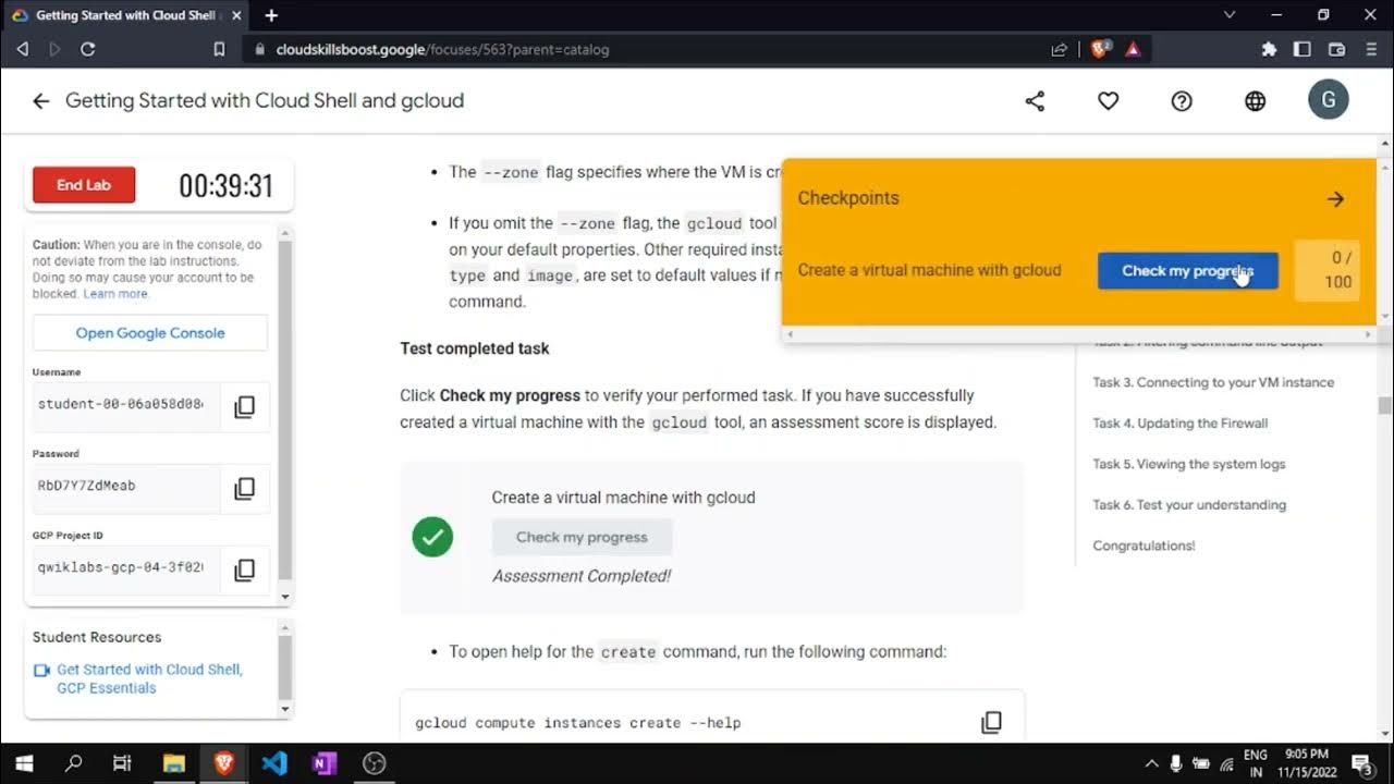 Getting Started with Cloud Shell and gcloud | GCCP '22 week 01 - YouTube