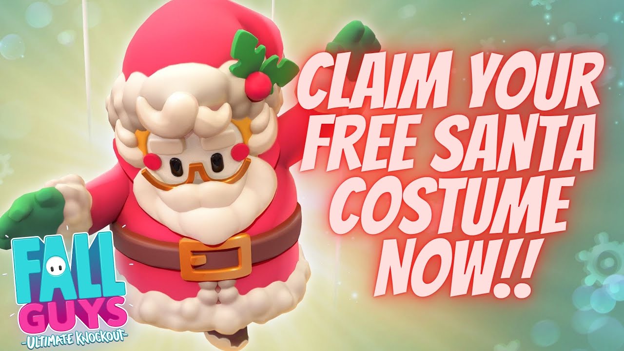 HOW TO CLAIM YOUR FREE SANTA COSTUME IN FALL GUYS!! - YouTube