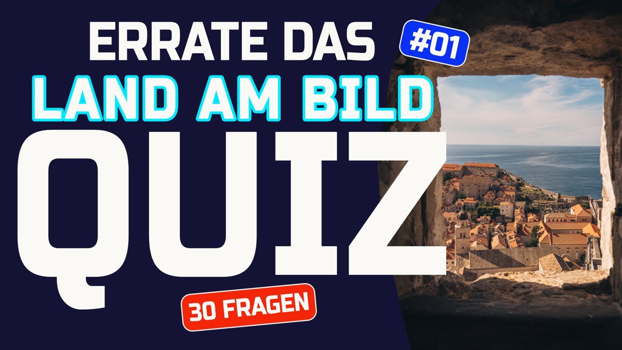 Länder Raten - Errate Das Land Am Bild - 30 Fragen Länder Quiz - YouTube