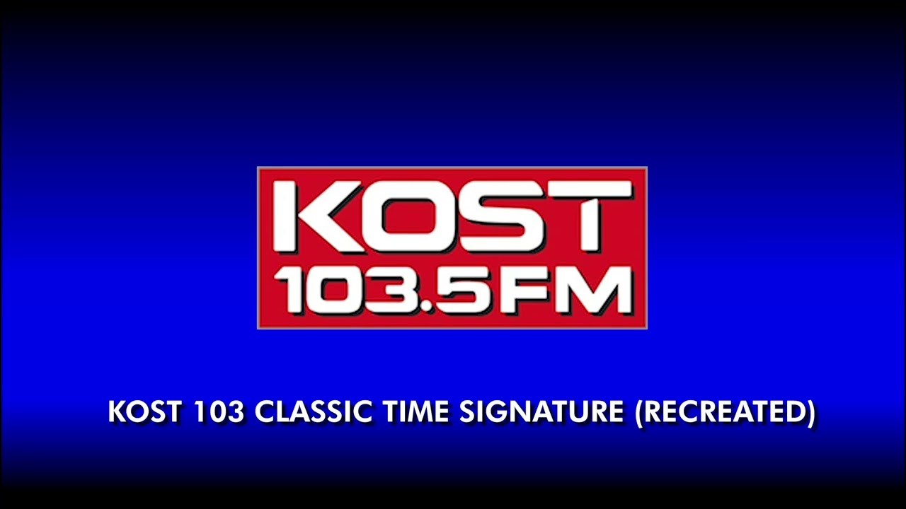 The KOST 103's Time Signature from JAM Creative Productions (Mid-80s ...