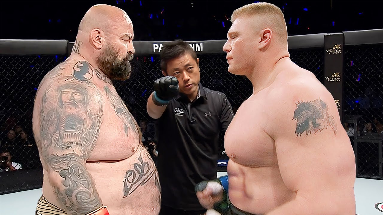 Muscles ≠ Power! 33 Times Fat Guys Knocking Out Jacked Monsters - YouTube
