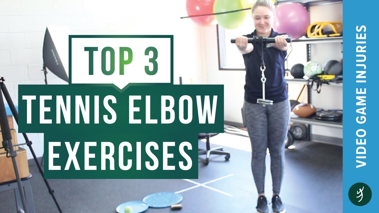 The Top 3 Exercises for Tennis Elbow - YouTube