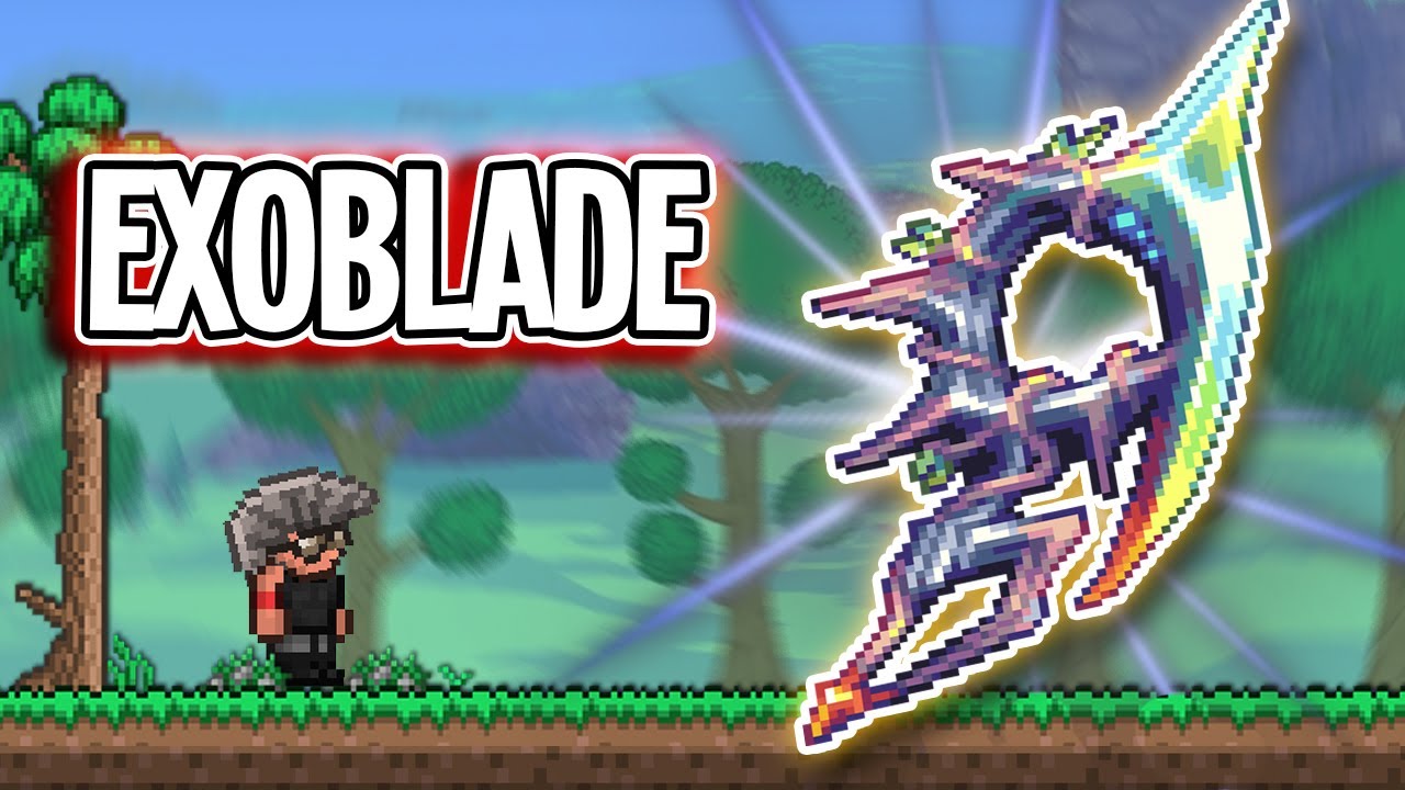 Como craftear la EXOBLADE en terraria Calamity 💀 (La espada mas difícil ...