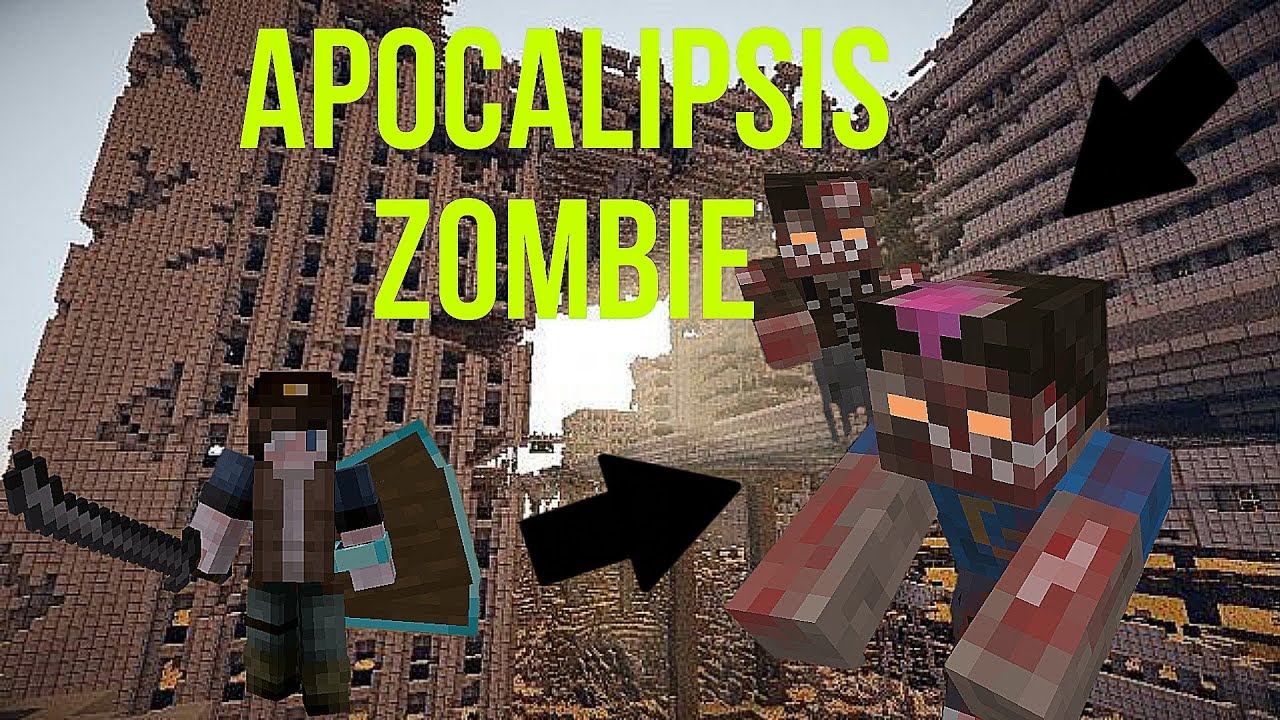 REALM PARA MINECRAFT BEDROCK/ APOCALIPSIS ZOMBIE - YouTube