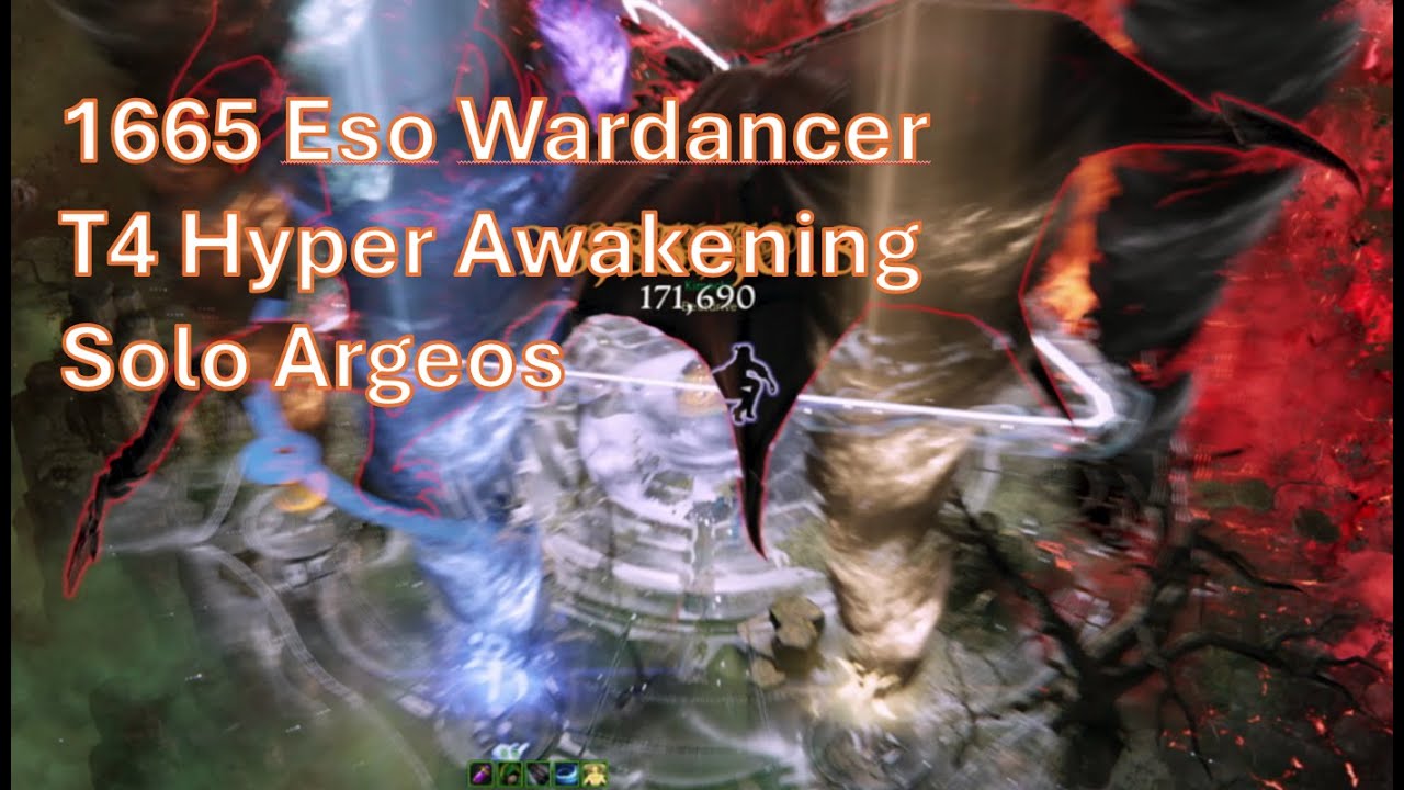 [Lost Ark] 1665 Eso Wardancer T4 Hyper Awakening Solo Argeos - YouTube