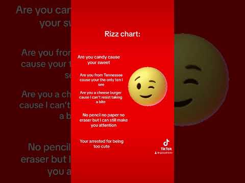 My rizz chart I made😉 - YouTube