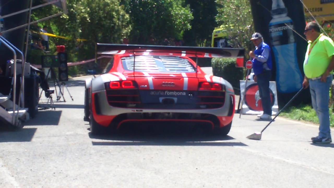 Subida a Alisas 2016 Salida Fombona Audi R8 LMS Ultra - YouTube