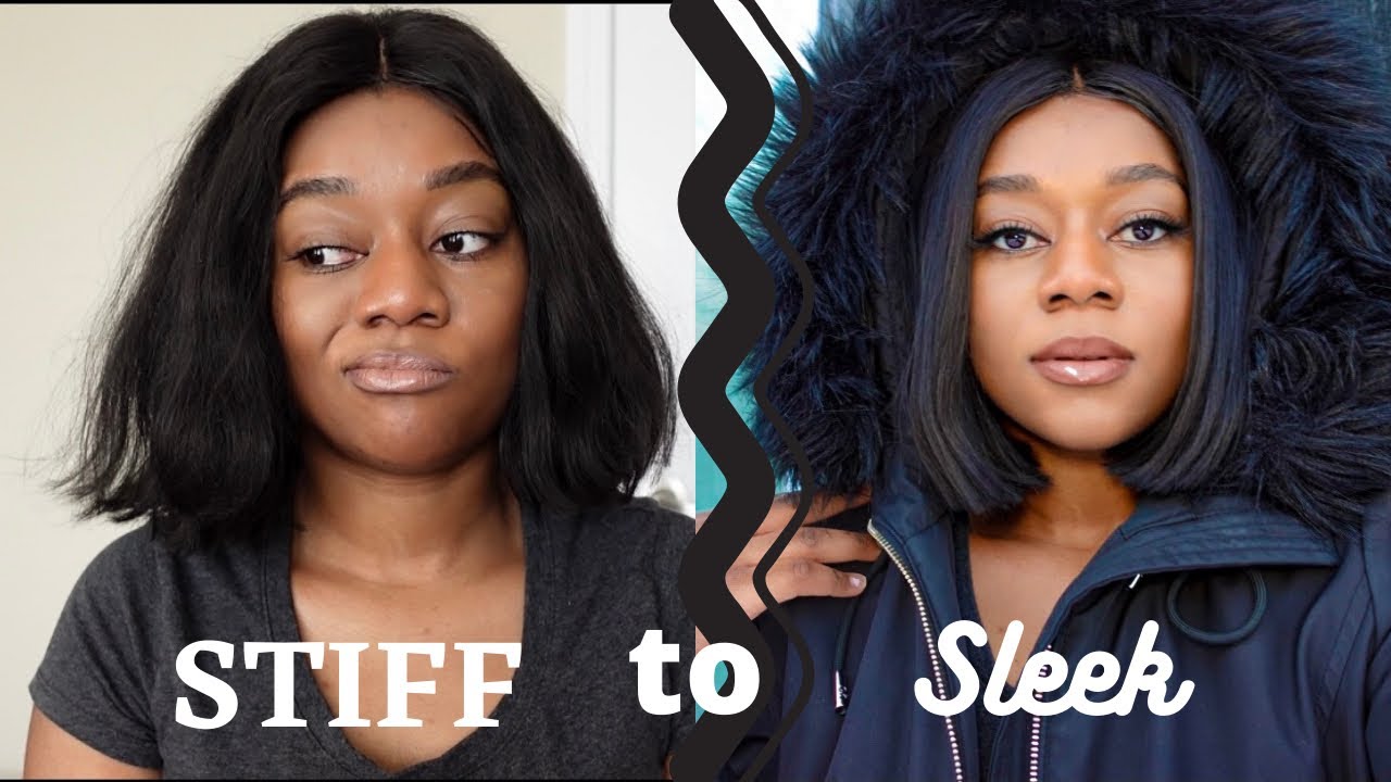 FROM STIFF TO SLEEK |BOB WIG REVAMP|BEGINNER FRIENDLY| FT. BEA HAIRS ...