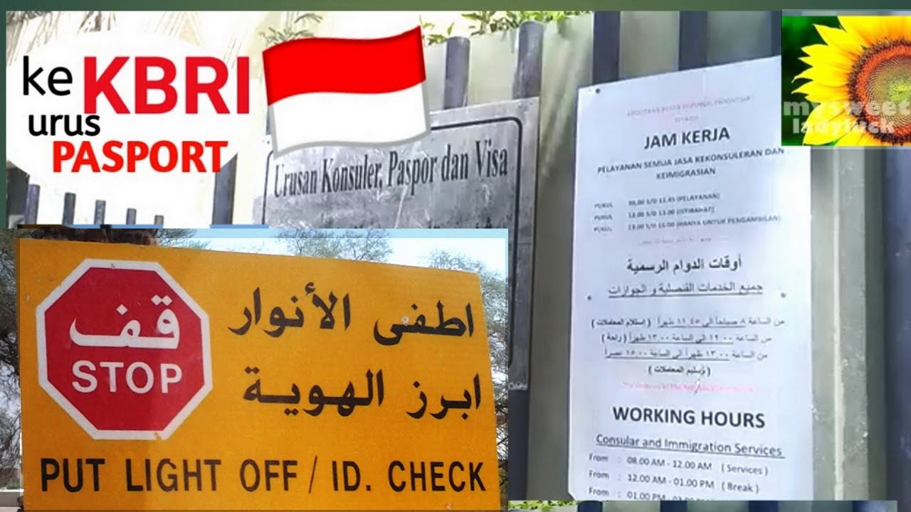 Perjalanan Ke KBRI Riyadh Arab Saudi Urus PASPORT l Embassy - YouTube