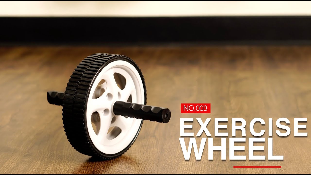 Sunny Health & Fitness No.003 Exercise Wheel - YouTube