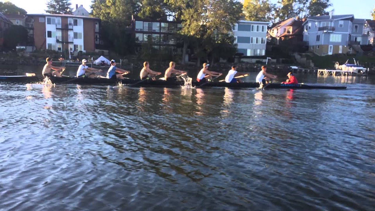 Rowing all 8 - YouTube