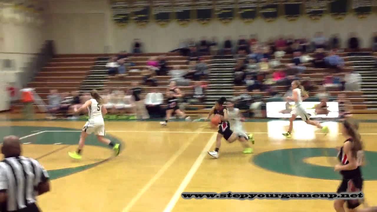 Madison's Morgan Simpson's no-look assist to Alexis Hermes vs. Langley ...