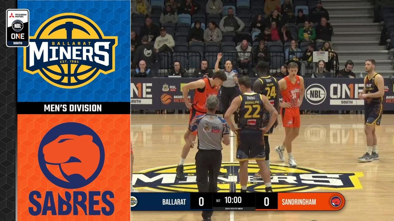 NBL1 Men | Ballarat Miners vs. Sandringham Sabres - Game Highlights ...