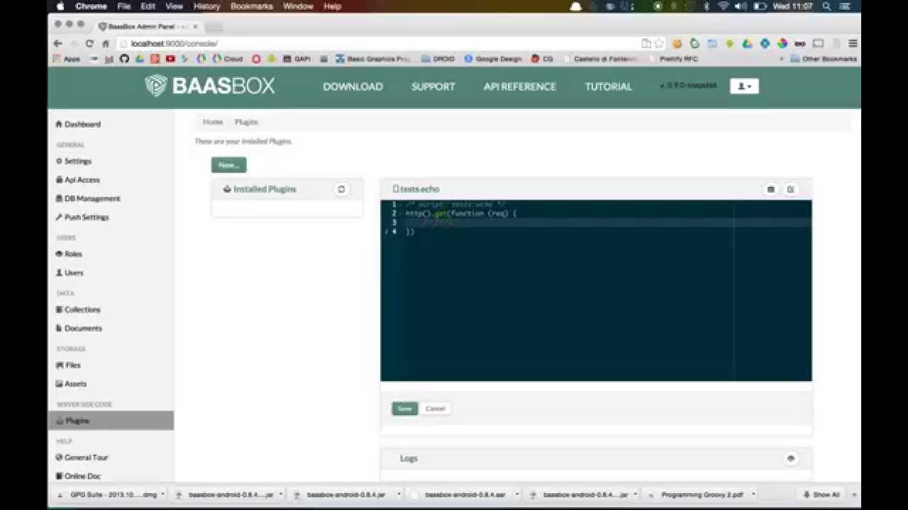 BAASBOX TUTORIAL #1 | Hello world! - YouTube