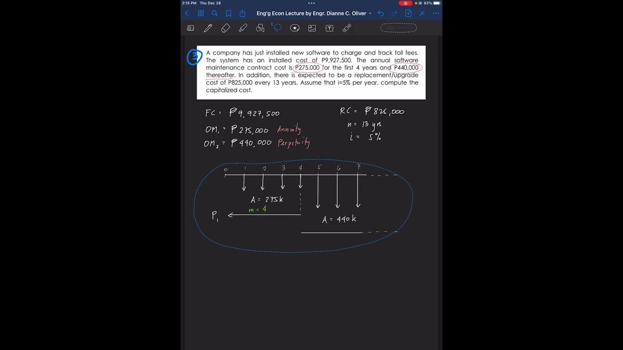 Engineering Economics: Capitalized Cost (Solved Problems) Part 3 - YouTube