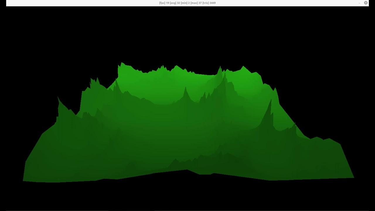 pygame 3D coloring with simple z-buffer - YouTube