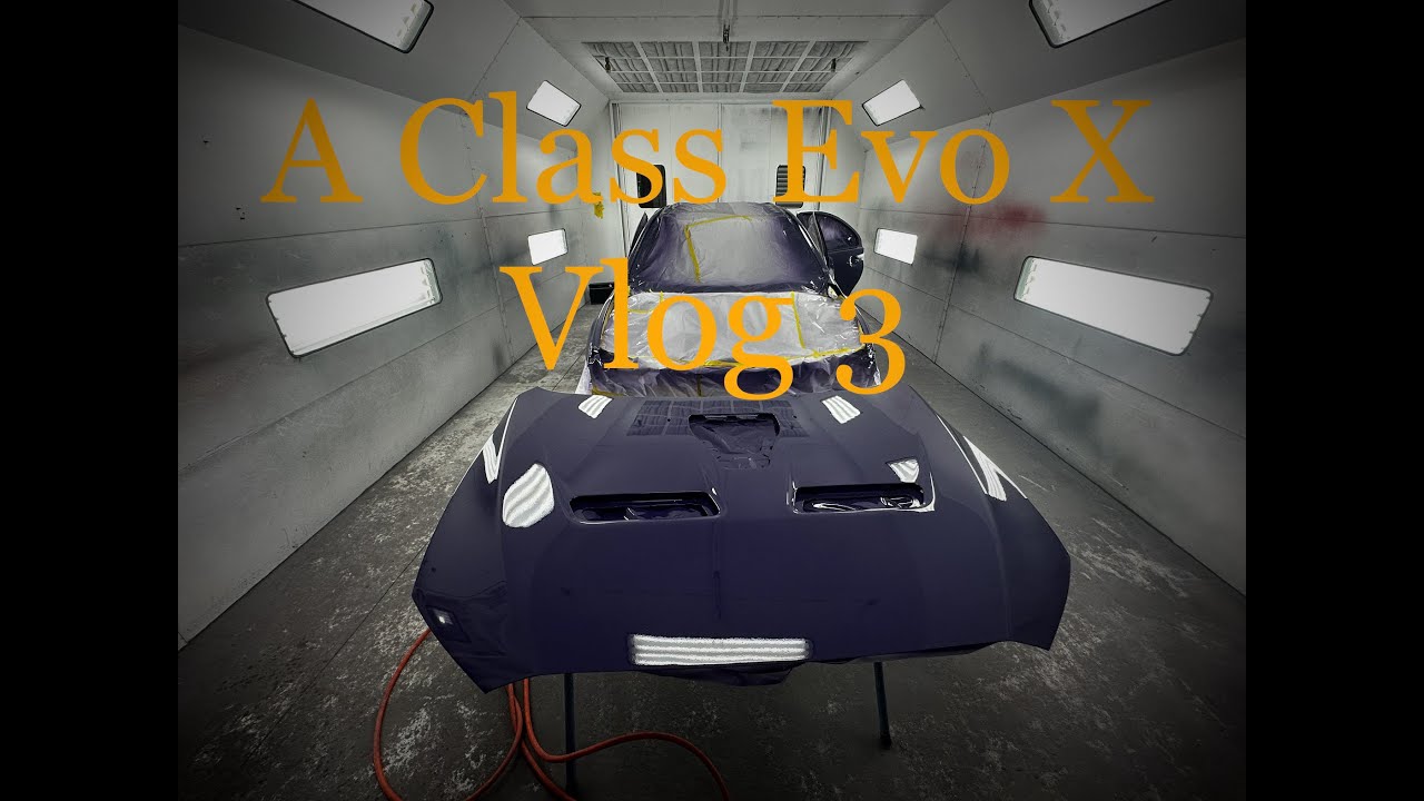 Building a WRECKED Mitsubishi Evo X - Painting the Evo X Ultraviolet ...