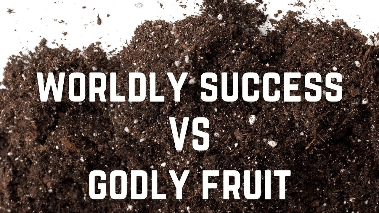 Worldly Success VS Godly Fruit - YouTube