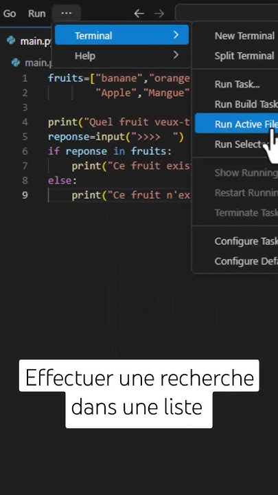 Effectuer Une Recherche Dans Une Liste Python Coding Youtubeshorts Programming Code Coder 