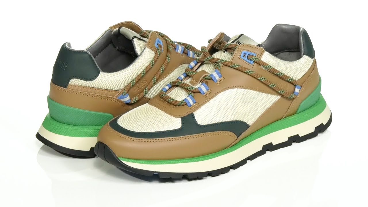 BOSS Hugo Boss Arigon Runner Color-Block Sneakers SKU: 9551938 - YouTube