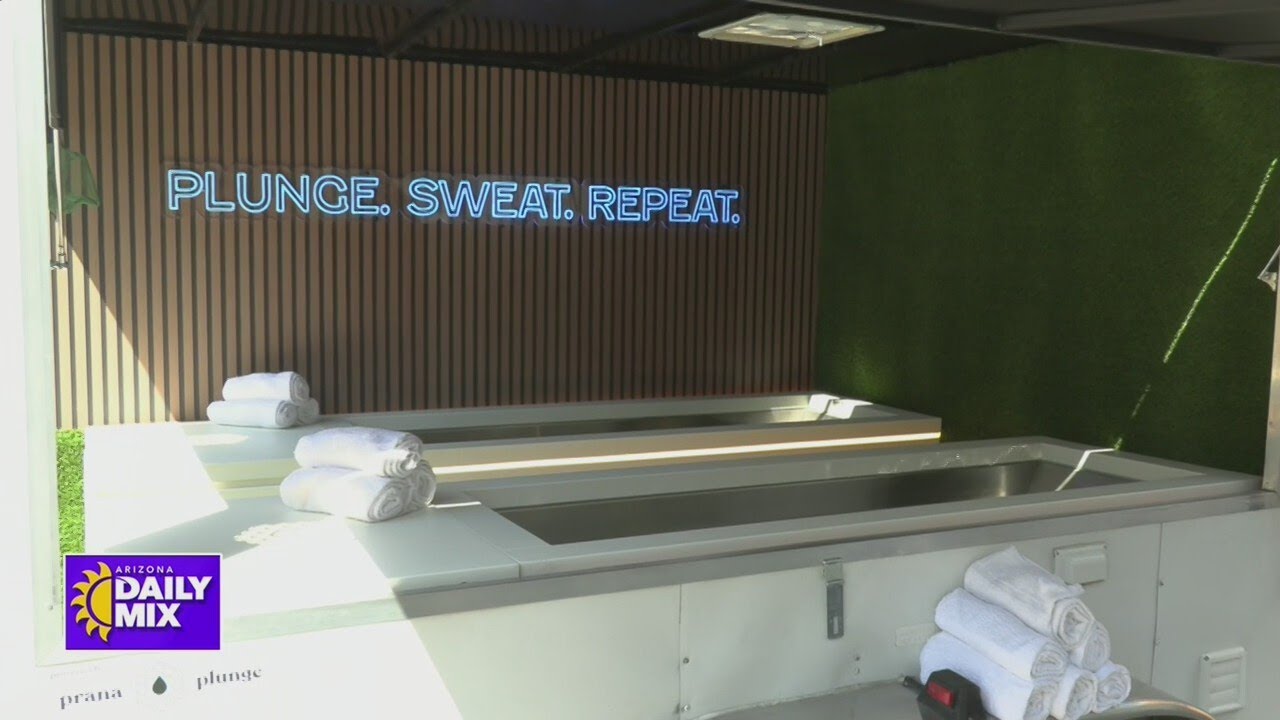 Cold plunge mobile unit comes to your house - YouTube